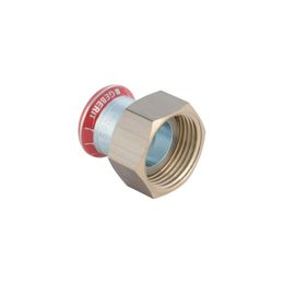 Geberit bergang Mapress C-Stahl d 22mmxG 1, m &Uuml;M, au&szlig;en verzinkt (25034)