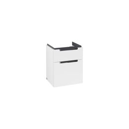 Villeroy & Boch V&B Waschtischunterschrank Subway 2.0 48,5x59x38cm, Griff chrom, wei&szlig; matt ; Villeroy & Boch (A90710MS)