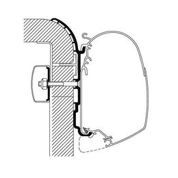 Thule B&uuml;rstner Markisenadapter 4,5 Meter - Markisenadapter