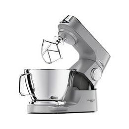 Kenwood Titanium Chef Baker K&uuml;chenmaschine KVC85.124SI silber, 1.200 Watt, integrierte Waage, Timer, Patisserie-Set, Mixaufsatz