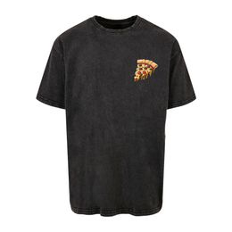 Merchcode T-Shirt 'Pizza Comic' Herren Gr&ouml;&szlig;e XL gelb / gr&uuml;n / rot / schwarz