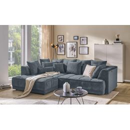 Twist Ecksofa Tiga grau Ma&szlig;e (cm): B: 285 H: 88 T: 205.0 &raquo; M&ouml;bel Kraft