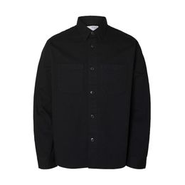 Selected Button Up Shirt 'SLHTRAVIS' male Black size L