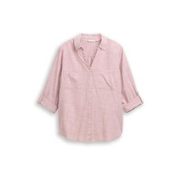 Tom Tailor Women + Bluse Damen Größe 6XL rosa / weiß