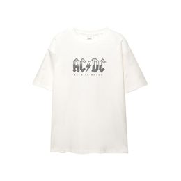 Pull&Bear Pull&bear Shirt 'AC/DC' male White size L