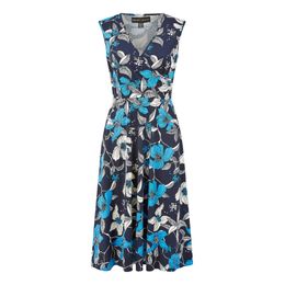 Mela London Kleid Damen Gr&ouml;&szlig;e 36 blau / navy / wei&szlig; Winterkleid