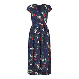 Mela London Kleid Damen Gr&ouml;&szlig;e 44 navy / mischfarben Winterkleid