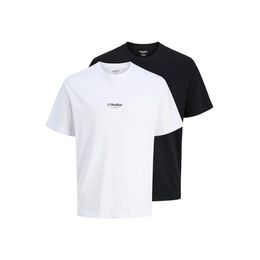 Jack & Jones JACK & JONES T-Shirt 'JJESoho' Herren Gr&ouml;&szlig;e L schwarz / wei&szlig;