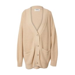 MONKI Knit Cardigan female Beige size S