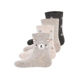 Ewers Socken M&auml;dchen Gr&ouml;&szlig;e 16/17 beige / schwarz