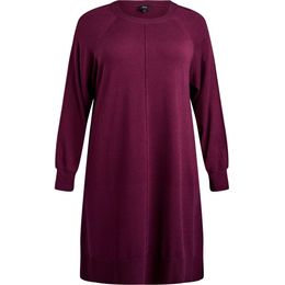 ZIZZI Strickkleid 'CAELLA' Damen Gr&ouml;&szlig;e 5XL/6XL weinrot