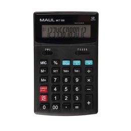 Maul Tischrechner MCT 500 Solar Batterie 1-zeilig, 12 Ziffern schwarz