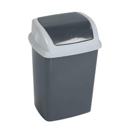 Maul Abfalleimer Maulswing 5 l Kunststoff 20 x 16 x 29 cm dunkelgrau