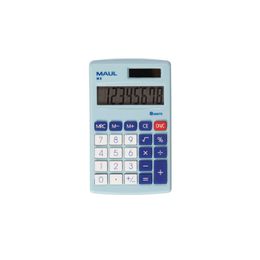 Maul Taschenrechner M 8 Solar Batterie 1-zeilig, 8 Ziffern hellblau