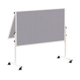 Maul Moderationstafel Maulsolid Standfuß Rollen 56 x 129 x 193.5 cm grau