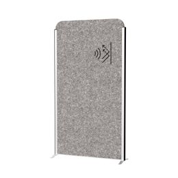 Maul Stellwandsystem Maulcocoon Akustik 100x180 dunkelgr Stand