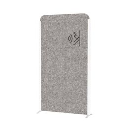 Maul Stellwandsystem Maulcocoon Akustik 100x180 dunkelgr Stand