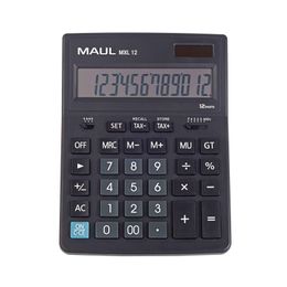 Maul Tischrechner MXL 12 Solar Batterie 1-zeilig, 12 Ziffern schwarz