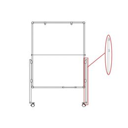 Maul Fußstange für Moderationstafeln Maulpro, klappbar