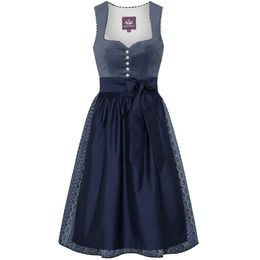 Spieth & Wensky SPIETH & WENSKY Dirndl Damen Gr&ouml;&szlig;e 46 dunkelblau