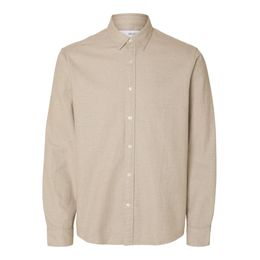 Selected Hemd 'SLHNOAH' Herren Gr&ouml;&szlig;e S beige