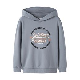 name it Sweatshirt 'NKMVUGO' Jungen Gr&ouml;&szlig;e 146/152 opal / hummer / schwarz / wei&szlig;