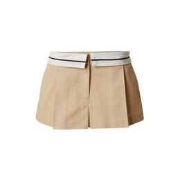 MONKI Rock Damen Gr&ouml;&szlig;e 38 beige / schwarz / wei&szlig;