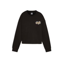 Puma Athletic Sweatshirt 'ESS+ CLASS ACT' female Black size XXS