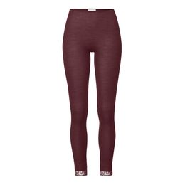 Hanro Leggings ' Woolen Lace ' Damen Gr&ouml;&szlig;e L braun