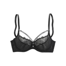 Lascana BH Damen Gr&ouml;&szlig;e 85 schwarz / silber