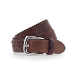 b.belt Charlisa G&uuml;rtel Leder in dunkelbraun | Gr.: 85 cm