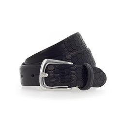 b.belt Charlisa G&uuml;rtel Leder in schwarz | Gr.: 85 cm
