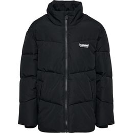 Hummel Rei&szlig;verschluss Jacke Hmljr Puffer Kinder in BLACK | Gr.: 134