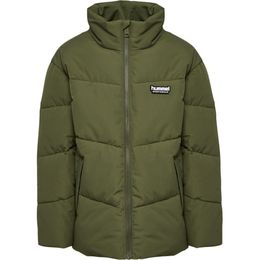Hummel Rei&szlig;verschluss Jacke Hmljr Puffer Kinder in WINTER MOSS | Gr.: 134