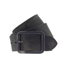 Vanzetti G&uuml;rtel Leder in black | Gr.: 100 cm