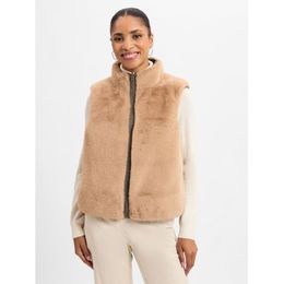 Marie Lund Weste in camel - 0002 | Gr.: 42