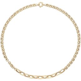 Firetti Gliederkette »Schmuck Geschenk Gold 585 Halsschmuck Halskette, ca. 6, 4-7, 8 mm breit« gelbgoldfarben 50 Elegante Gliederkettengliederung...