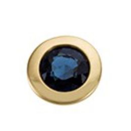 Firetti Single-Ohrstecker »Schmuck Geschenk Gold 333 Ohrschmuck einzeln Single« mit Saphir gelbgoldfarben-royalblau + dunkelblau 4,3 mm Zeitloser...