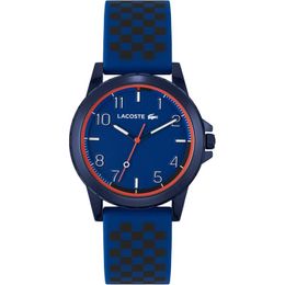 Lacoste Quarzuhr &raquo;RIDER&laquo; Armbanduhr, Kinderuhr, analog, Silikonarmband, Geschenkidee blau-schwarz Trendige Armbanduhr f&uuml;r Kinder
