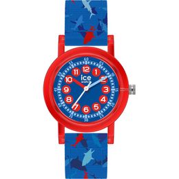 Ice Watch ICE-WATCH Quarzuhr »ICE learning« Armbanduhr, Kinderuhr, Lernuhr, Jungen, Schulanfang, Geschenkidee blau-hellblau-rot Coole Armbanduhr für Jungen