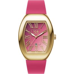 Ice Watch ICE-WATCH Quarzuhr »ICE boliday - Dome - Metal - Small - 3H + Date« Armbanduhr, Damenuhr, Silikonarmband, Datum, analog pink Stilsichere Armbanduhr...