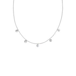 Firetti Kette mit Anhänger »Schmuck Geschenk Silber 925 Halsschmuck Halskette Ankerkette« silberfarben Trendiges Plättchen Collier