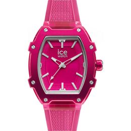 Ice Watch ICE-WATCH Quarzuhr »ICE boliday - Women - Plastic - Small - 3H« Armbanduhr, Damenuhr, Silikonarmband, analog pink Beeindruckende Damenarmbanduhr