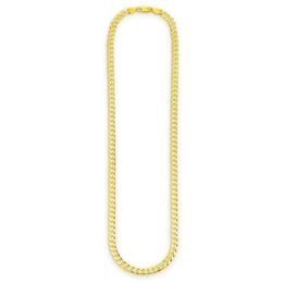 Bruno Banani Kette ohne Anhänger »Schmuck Geschenk Silber 925 Halsschmuck Halskette Panzerkette Gold« gelbgoldfarben 55 Filigranes Halsschmuck für...