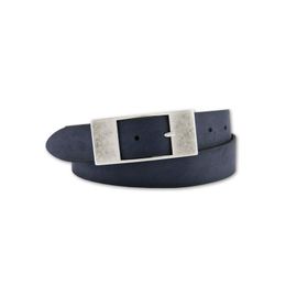 Bernd G&ouml;tz Bernd G&ouml;tz Damen BERND G&Ouml;TZ Lederg&uuml;rtel mit fl&auml;chiger Designschlie&szlig;e blau