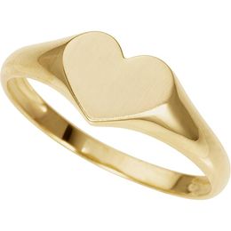 Firetti Fingerring »Schmuck Geschenk Gold 333 Damenring Goldring Herz« gelbgoldfarben 17 Herziger Herz-Ring mattiert