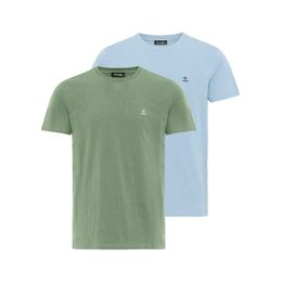 Cool Hill Shirt Herren Größe XXL hellblau / grün