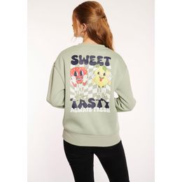 Haily's Haily&rsquo;s Damen HaILY&rsquo;S Sweatshirt &raquo;LS C SW Mi44lou&laquo; gr&uuml;n S