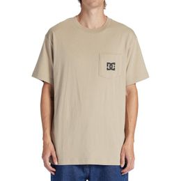 DC Shoes T-Shirt »DC Star« Plaza Taupe S S Stoff: BaumwollStoff [200 g/m2]