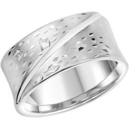 Firetti Fingerring »Schmuck Geschenk Silber 925 Damenring Ring Struktur« silberfarben 54 Dieser modische Ring wird durch sein verspieltes Design...